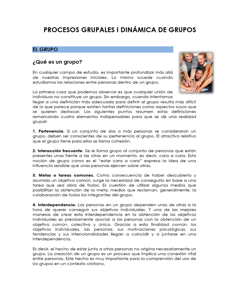 2.2. Procesos Grupales | PDF | Liderazgo | Comunicación