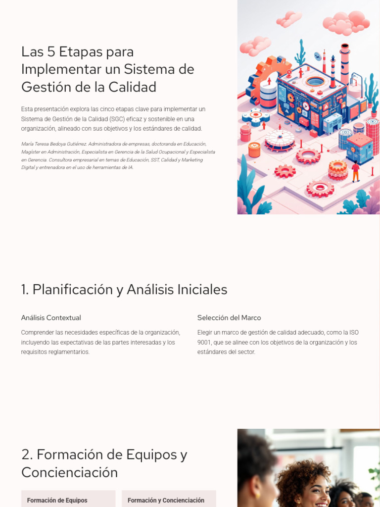 5 Etapas para Implementar Un SGC 1739203564 | PDF | Sistema de manejo ...