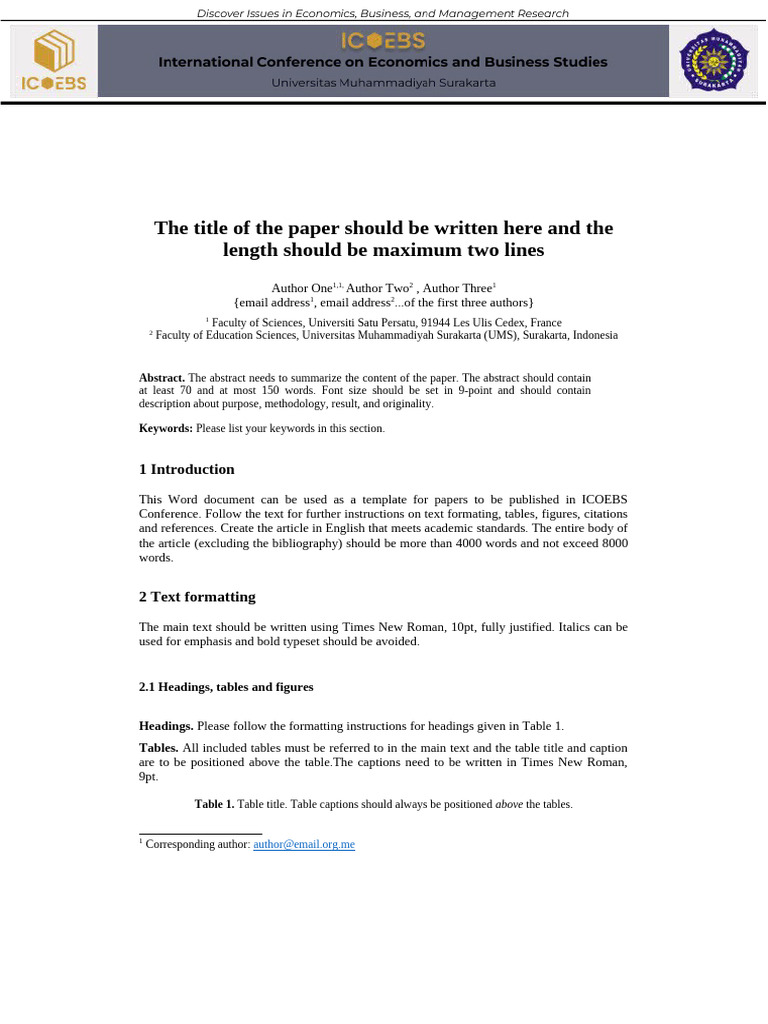 Fullpaper Icoebs | PDF | Bracket | Citation