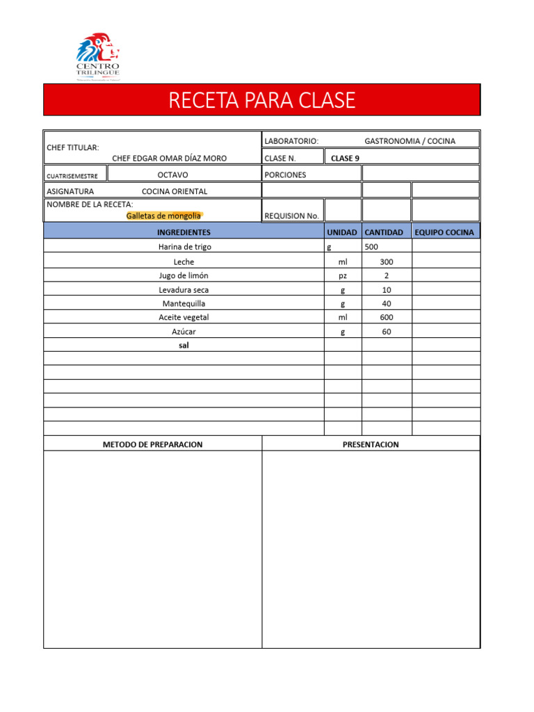 LUROU FAN | PDF | Cocina occidental | Cocinando