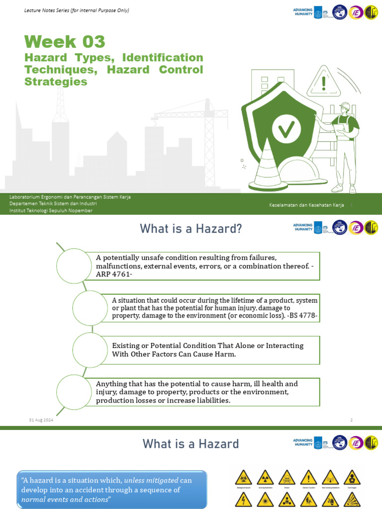 Hazard Identification and Control Strategies | PDF | Hazards ...
