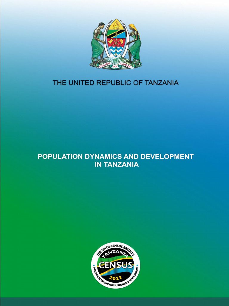 Tanzania 2022 Population Census Report | PDF | Tanzania | Census