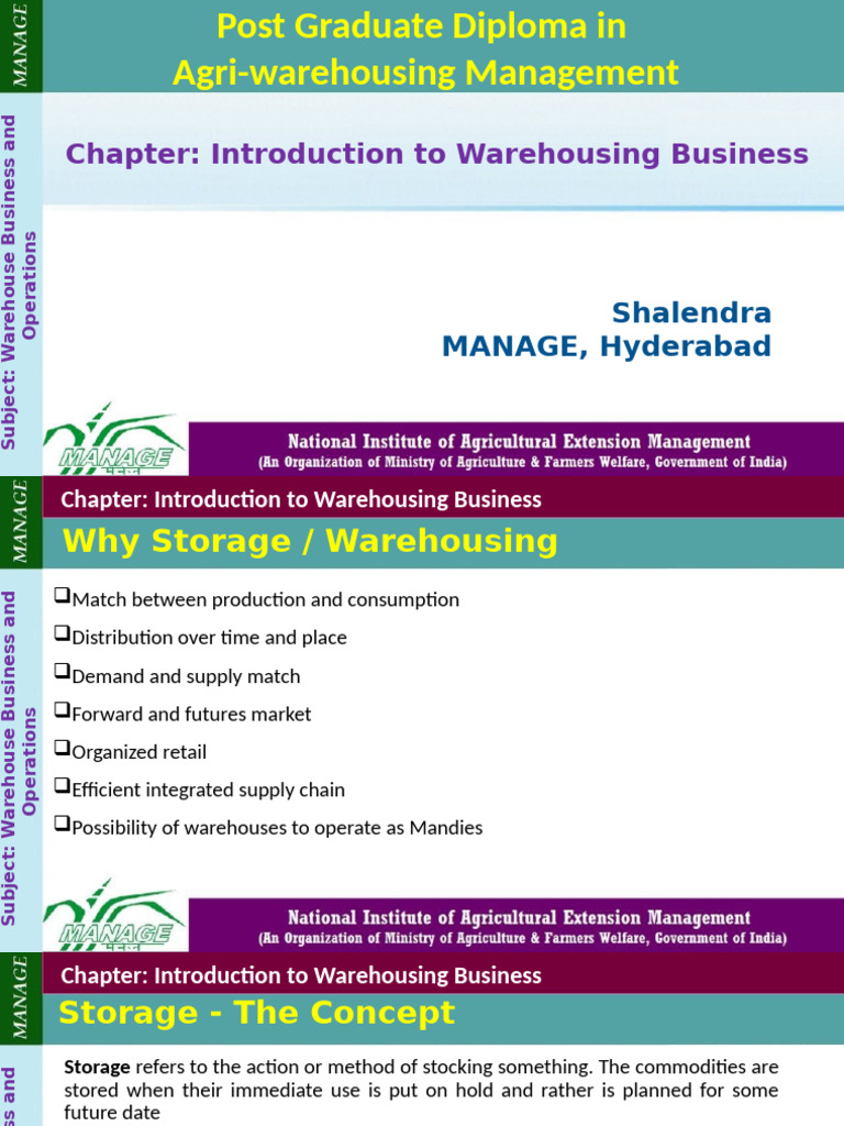 Introduction To Warehousing Business | PDF | Warehouse | Goods