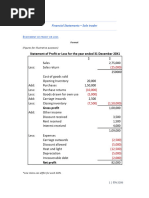 SOFP Format Example for Accounting | PDF