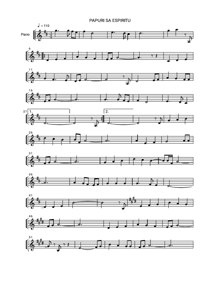 Papuri Sa Espiritu | PDF