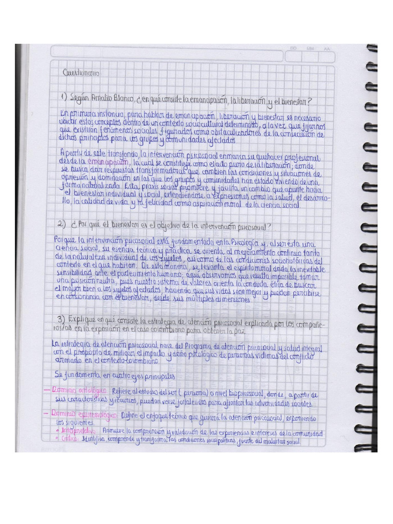 Cuestionario 1 | PDF