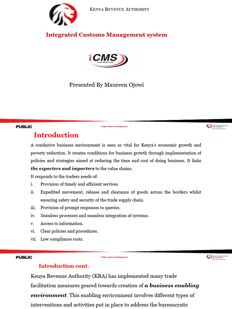 Integrated Customs Management System Overview | PDF | Customs | Poverty ...