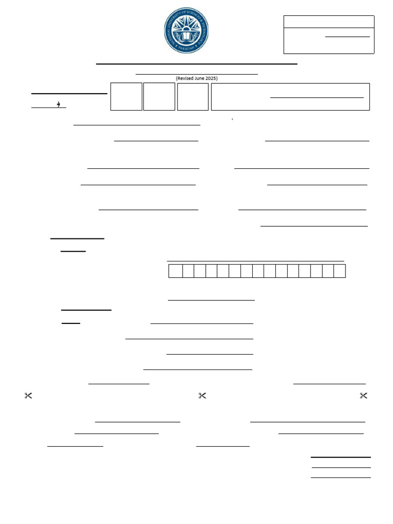NUST Certificate Issuance Request Form | PDF | Banking