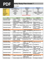 Foundation Course Routine - (P2A) | PDF | Part Of Speech | Sentence ...