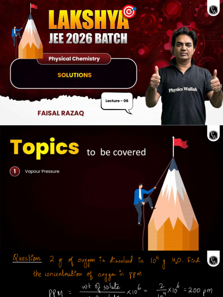 Solutions DPP 3 by Faisal Sir - 250913 - 113449 | PDF