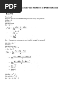 Madas Maths Differentiation Exercises | PDF