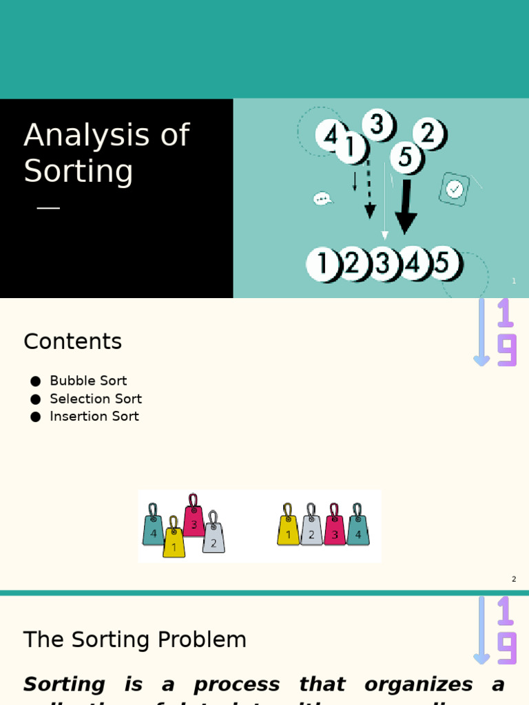 Analysis of Sorting Done | PDF | Time Complexity | Algorithms And Data ...