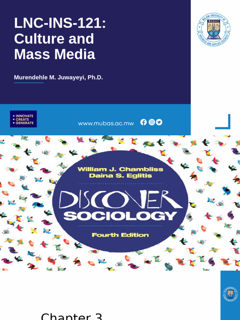 Introduction To Sociology, Culture and Mass Media | PDF | Sociology | Rape