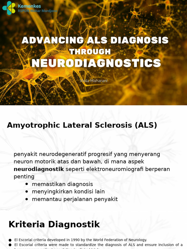 Advancing ALS Diagnosis Through Neurodiagnostics | PDF
