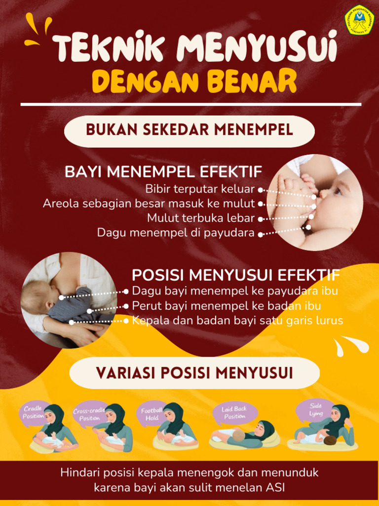 Poster Teknik Menyusui Dengan Benar 20240219 001158 0000 | PDF
