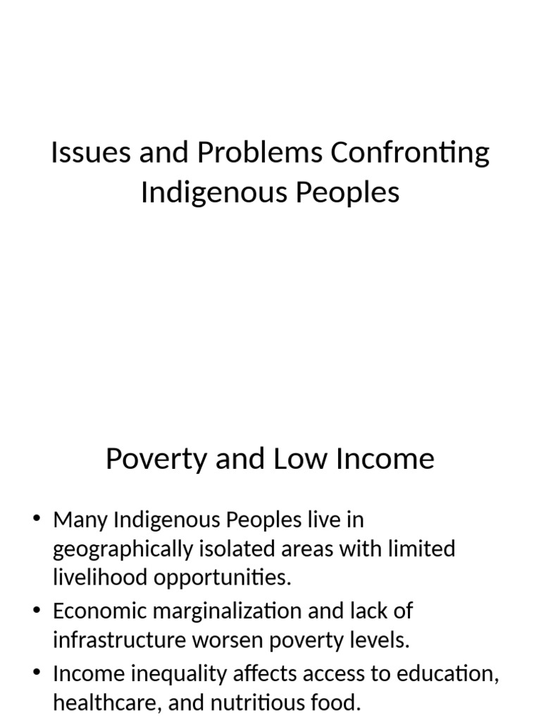 Challenges Facing Indigenous Peoples Today | PDF | Indigenous Peoples ...