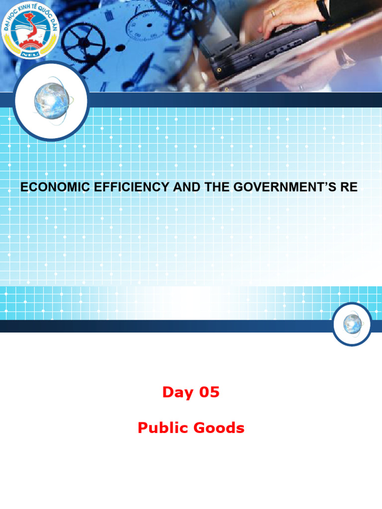 Understanding Public Goods and Efficiency | PDF | Public Good | Goods