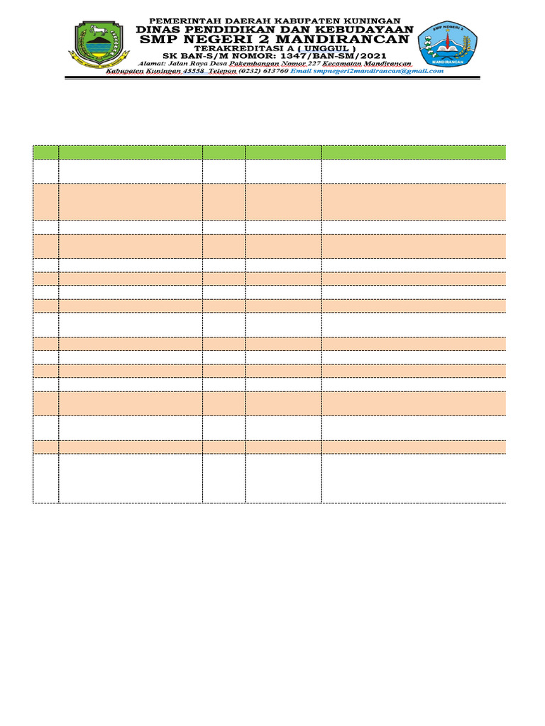 Program Ekskul 2025 | PDF
