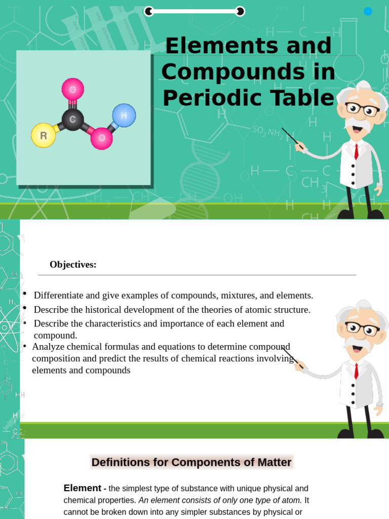 Topic 3 Elements and Compound in Periodic Table | PDF | Ion | Chemical ...
