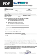 PPN Network - Declaration Form | PDF | Insurance | Patient