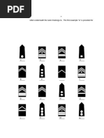 Australian Cadet Rank Structure | PDF
