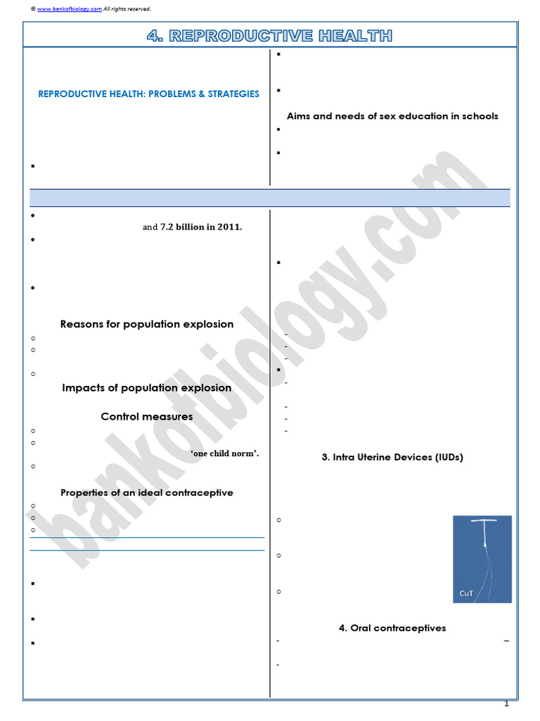 Reproductive Health Strategies in India | PDF | Birth Control ...