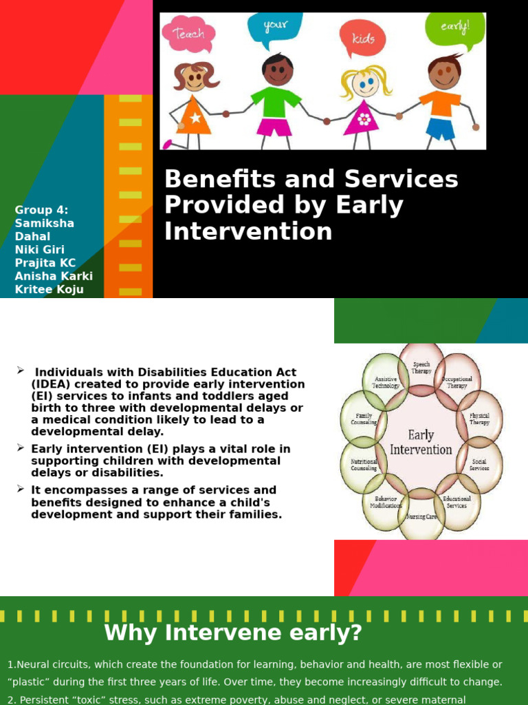 Share Benefits and Services Provided by Early Intervention | PDF ...