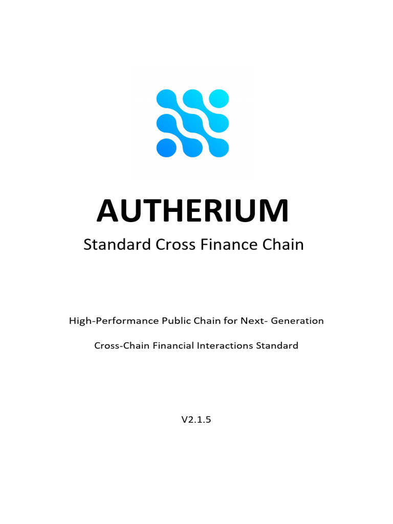 Authereum: Next-Gen Cross-Chain Finance | PDF | Mathematical Proof