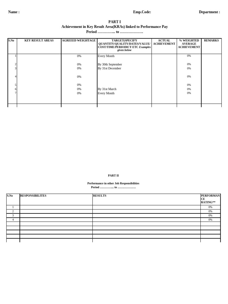 KRA Format | PDF