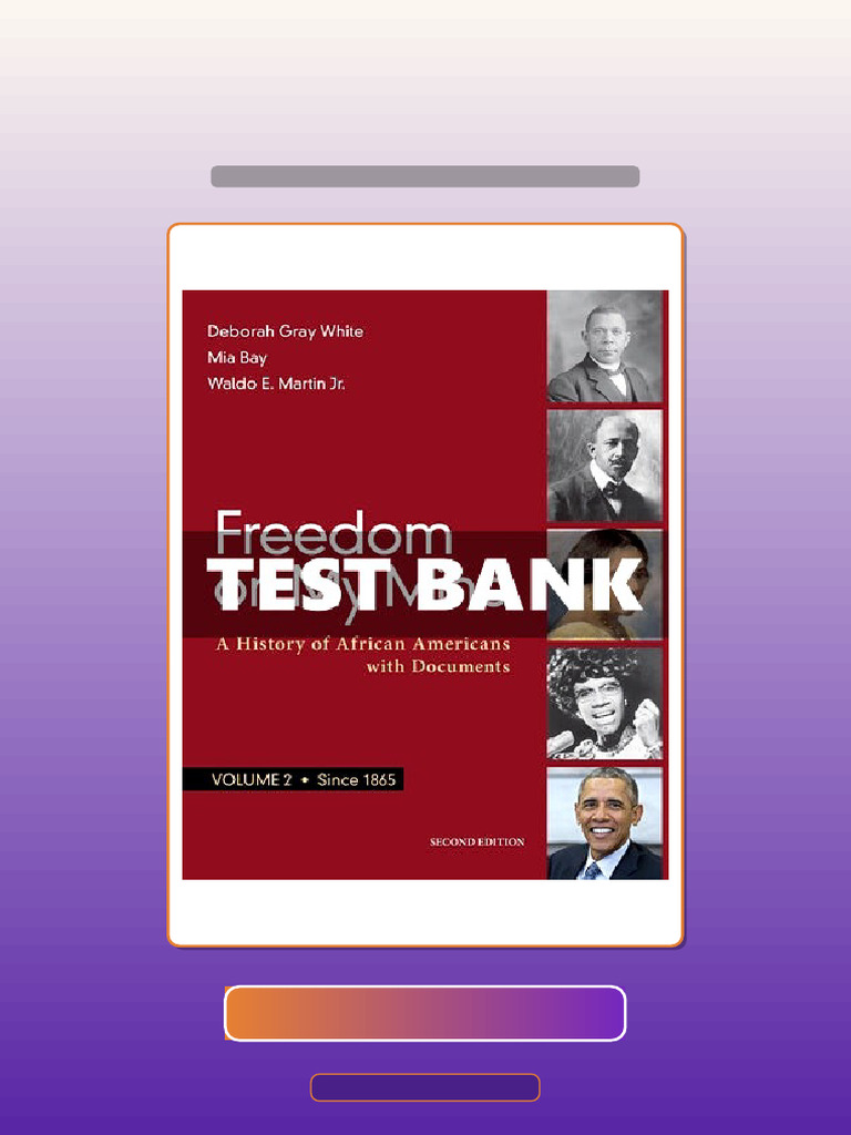 Freedom On My Mind Volume 2 A History of African Americans With ...