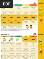 LSU 459 Dining Hall Menu for Oct 15 | PDF | Spanish Cuisine | Roasting