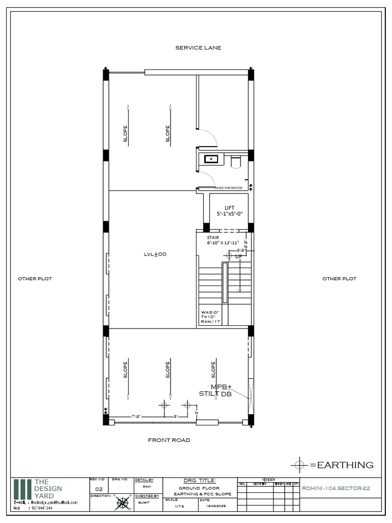 EARTHING & SLOPING DRAWING | PDF