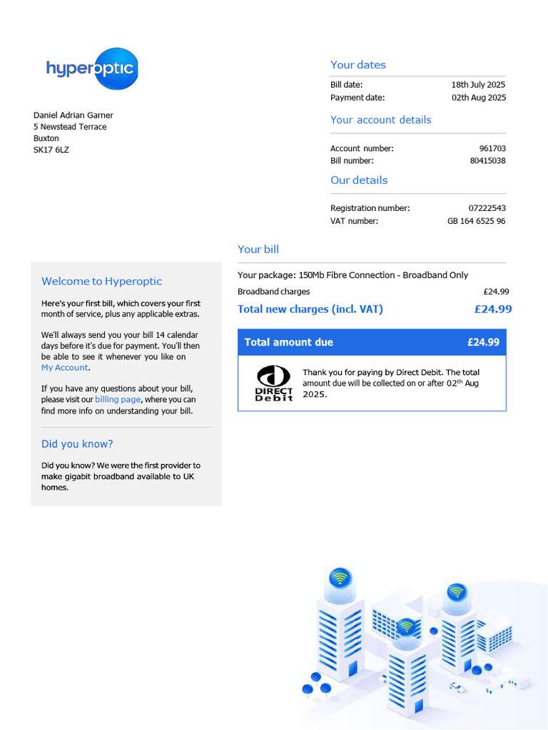 Hyperoptic Billing and Ombudsman Info | PDF
