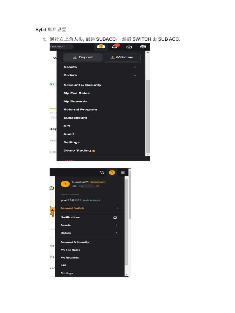 Bybit API Setting | PDF