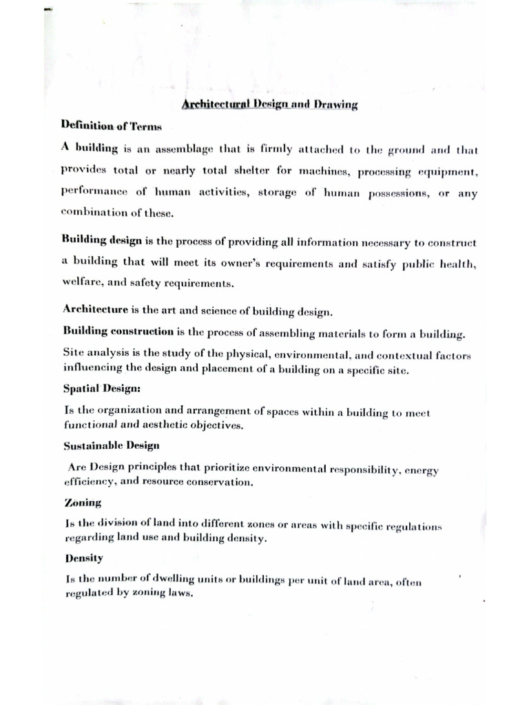 Architectural Design and Drawing | PDF