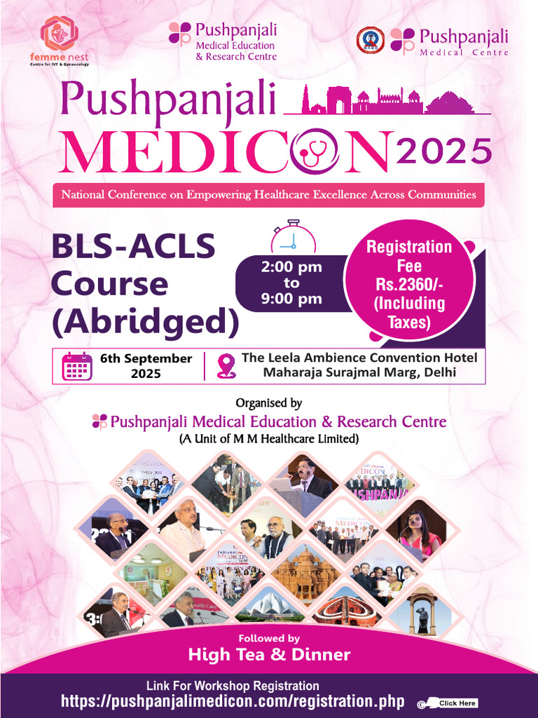 ACLS-BLS Workshop Registration 2025 | PDF | Cardiology | Emergency ...