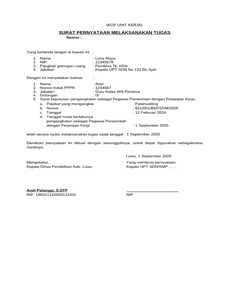 Contoh Spmt Guru | PDF