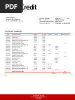 BBVA Bank Statement Overview | PDF | Banks | Money