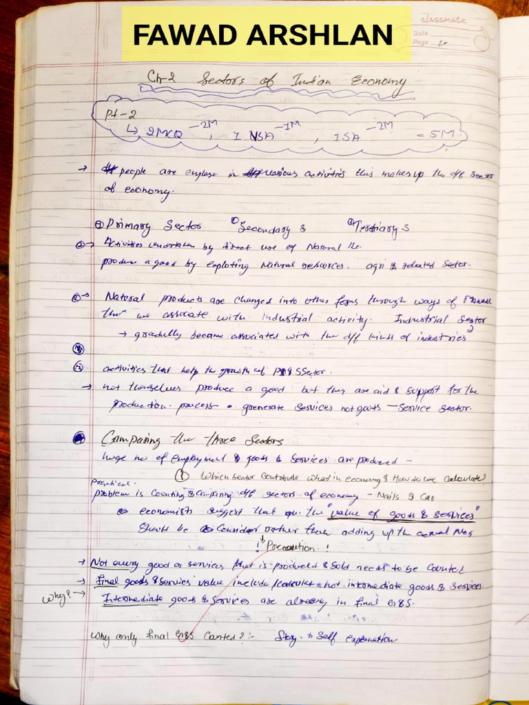 Economics Notes CH-2 | PDF