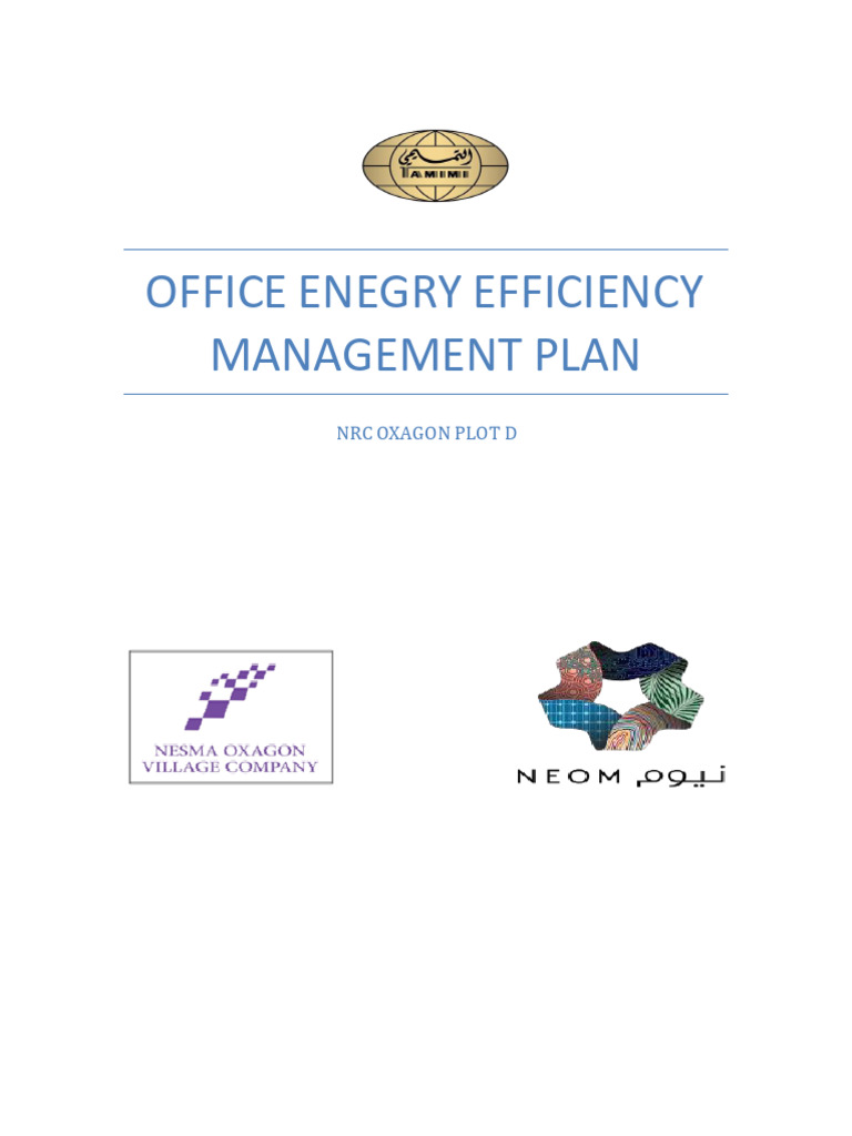Office Energy Efficiency Plan Overview | PDF | Energy Conservation ...
