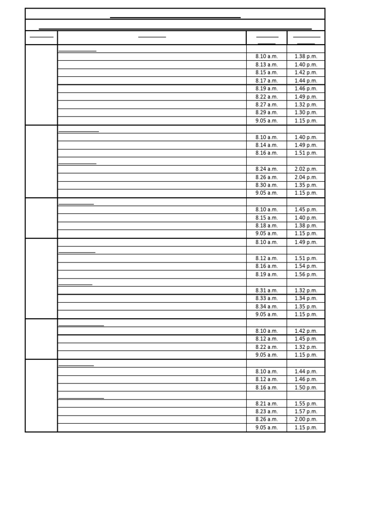 DPS Noida Bus Routes and Timings | PDF