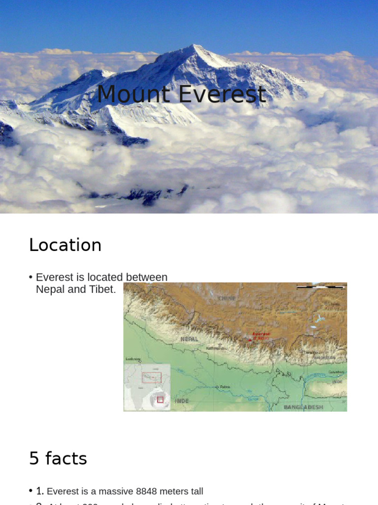 Mount Everest | PDF