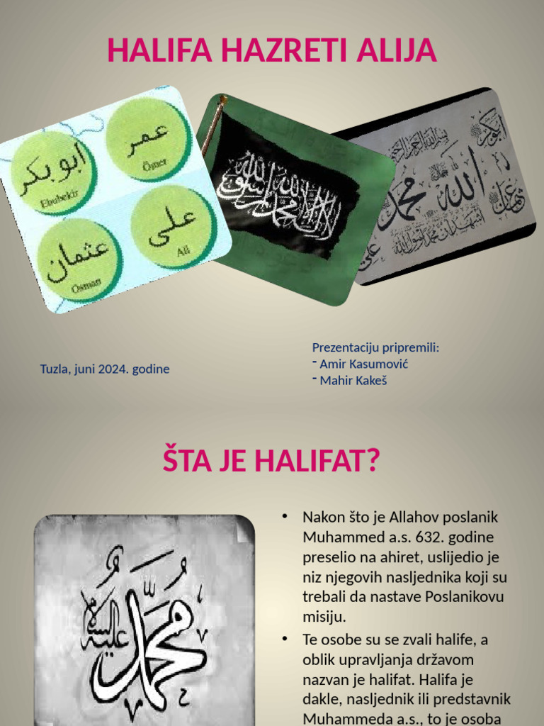Halifa Hazreti Alija | PDF