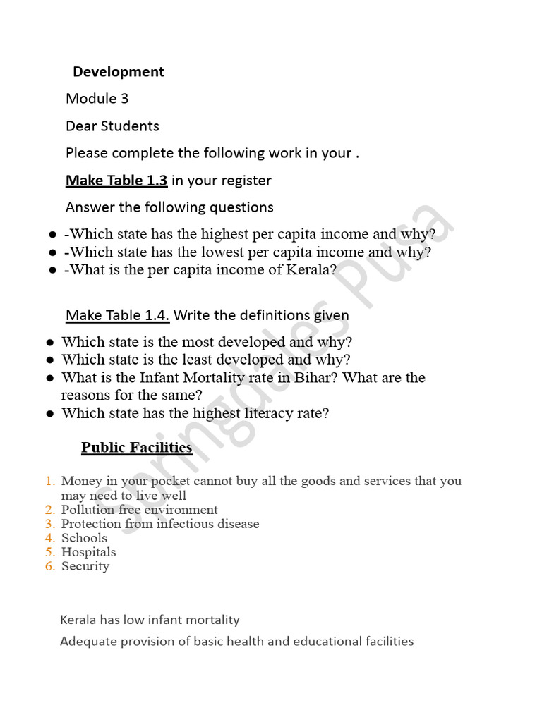 Chapter-1 Development Module-3 | PDF | Body Mass Index | Economies