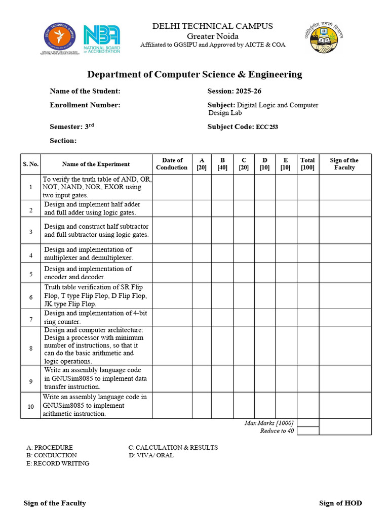 Las - DLCD Lab 2nd Year Sec Ab CST | PDF