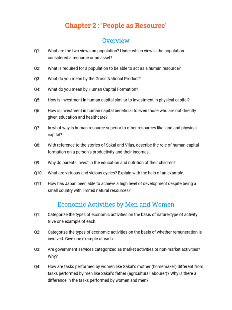 Chapter 2 Assignment 1 | PDF