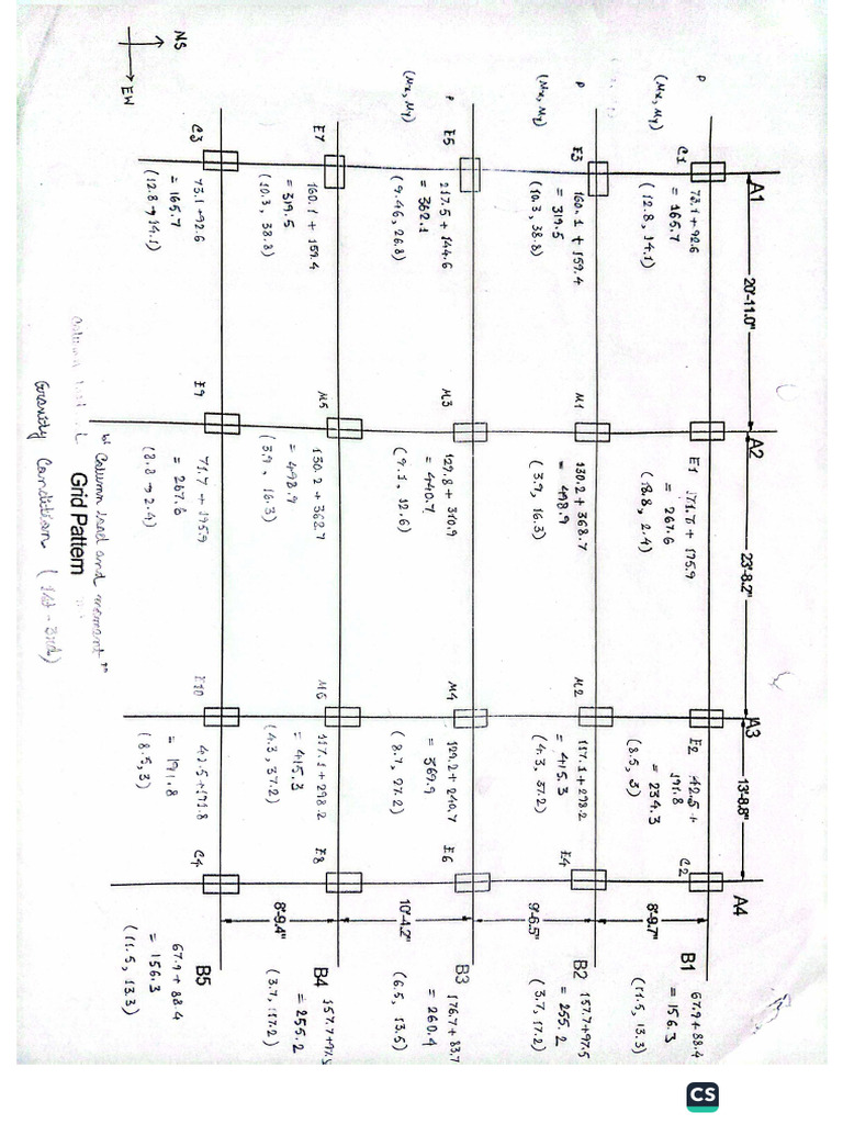 Load Combination (1-3rd Floor) and Corner Column Design | PDF