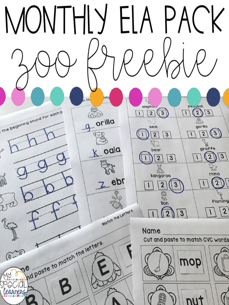 Zoo Freebie | PDF