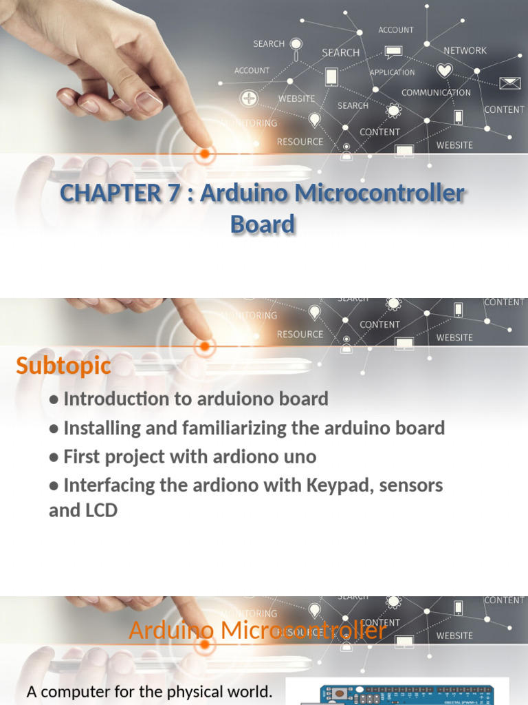 Chapter 7 - Introduction To Arduino | PDF | Arduino | Analog To Digital Converter