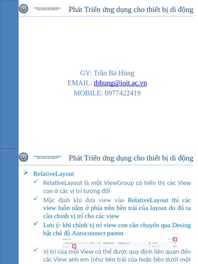 b6 Layout Android Tiep | PDF